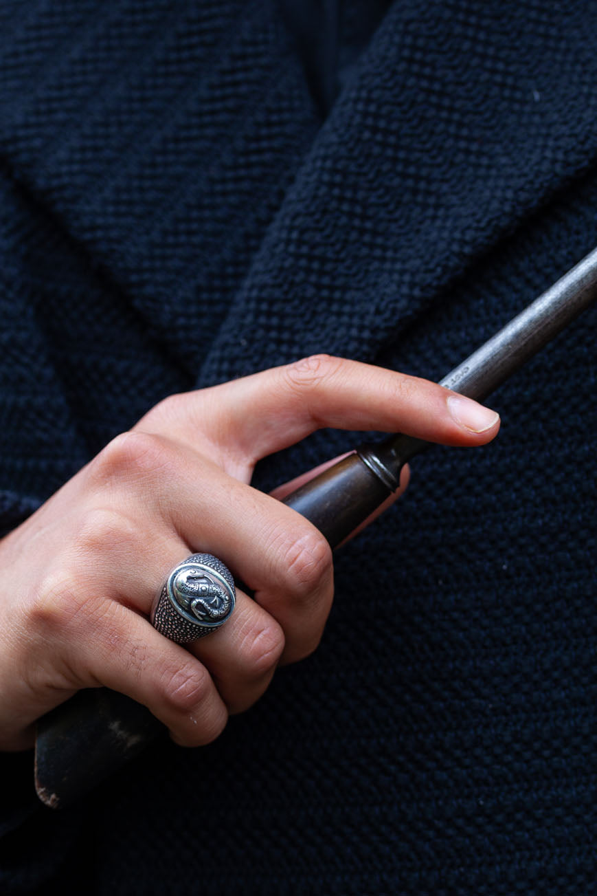 Serpent Signet Ring – Catherine Hills Jewellery